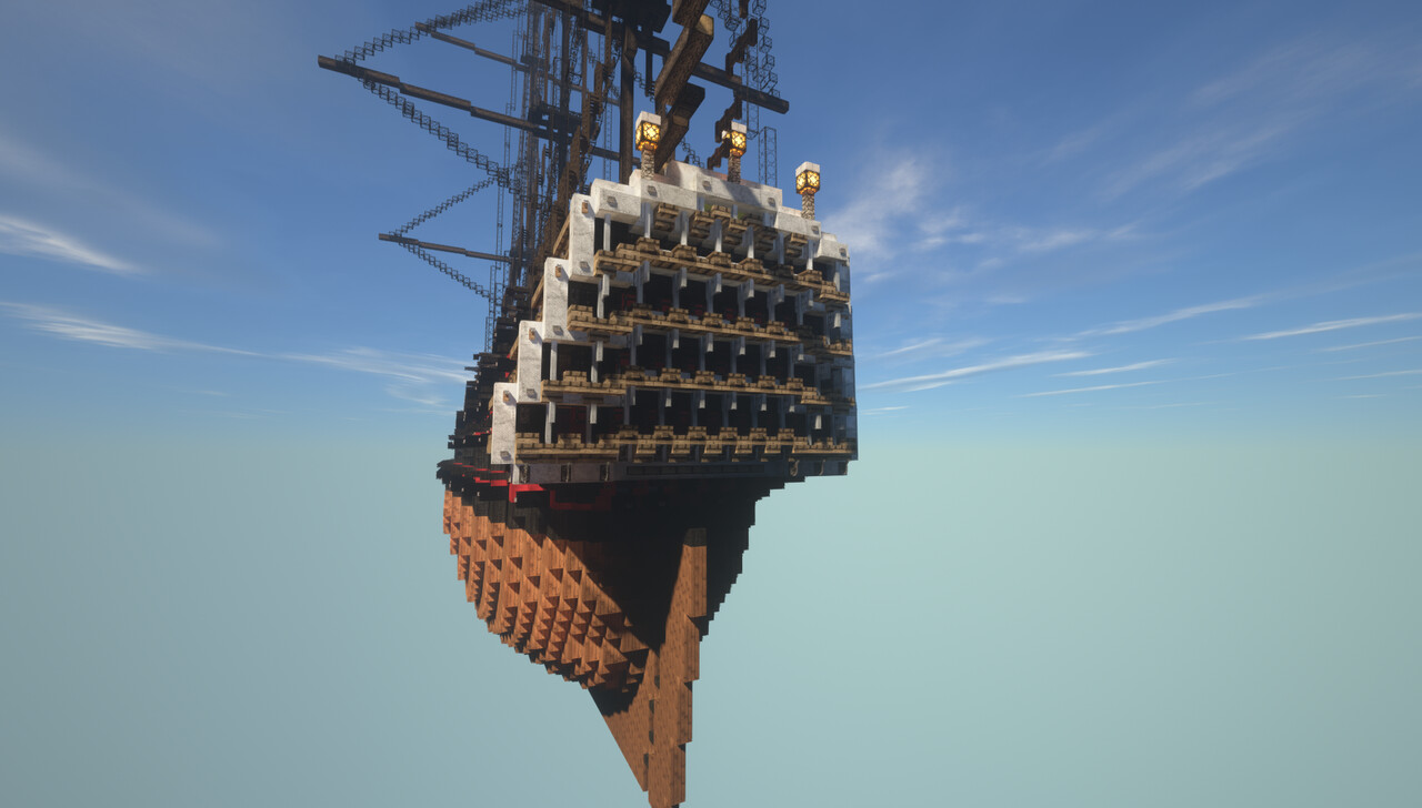 Conqueror - 200 gun First Rate Ship of the Line Minecraft Map