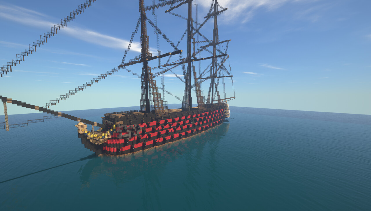 Conqueror - 200 gun First Rate Ship of the Line Minecraft Map