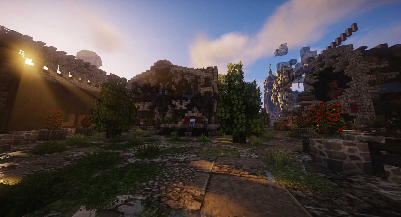 Detalised Forpost Town Minecraft Map