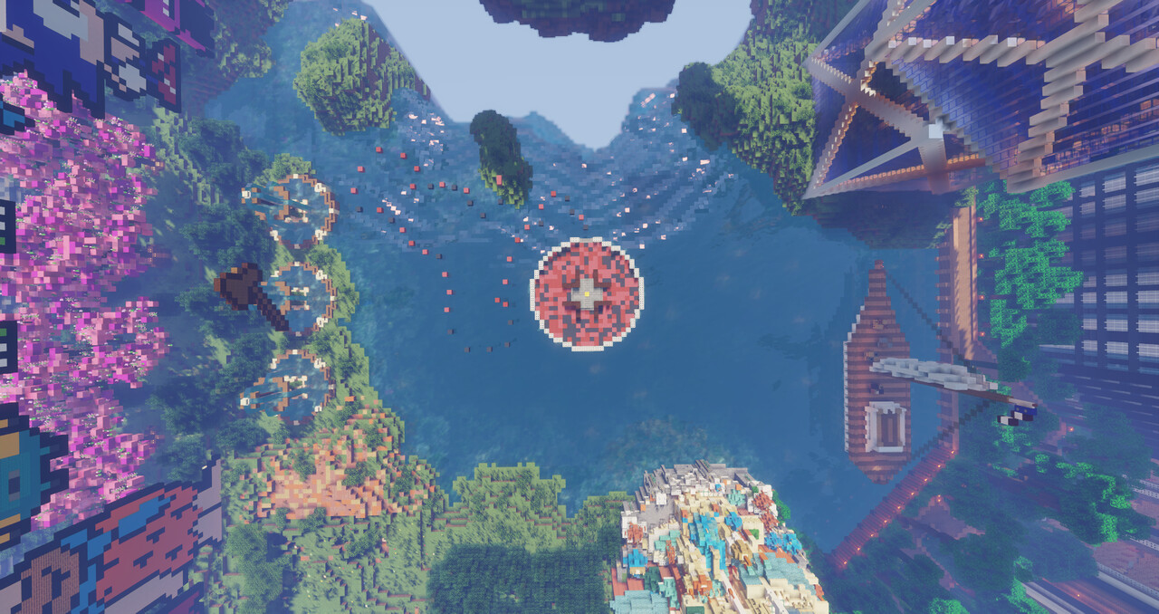 A Glorious Hub (Highly Rated!!!) Minecraft Map