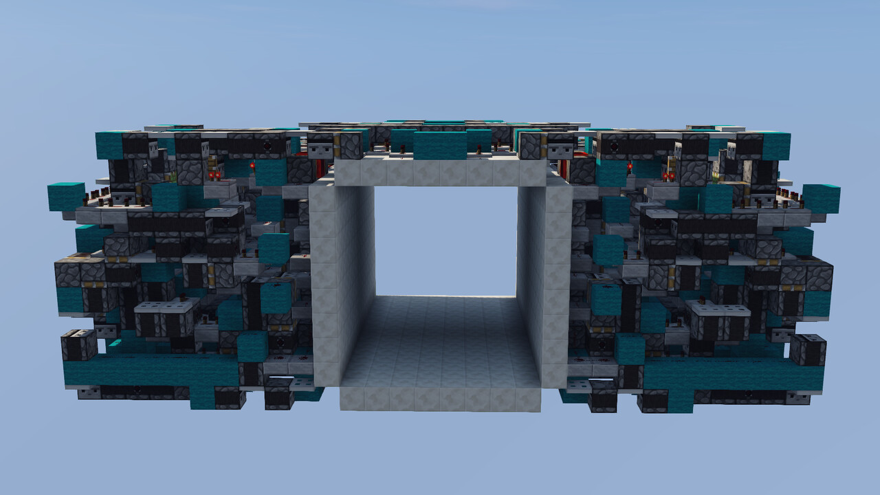 [Showcase] Seamless 8x8 Redstone Door made by InDestructibleMC ...