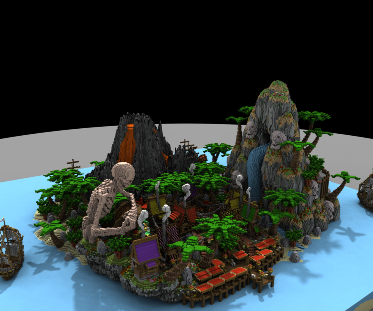 Spawn Pirate Fantasy Minecraft Map