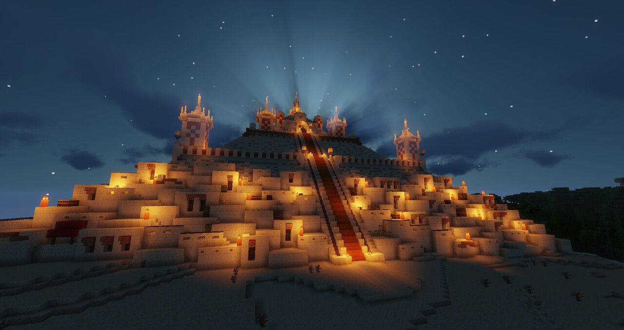 Sand Temple Minecraft Map