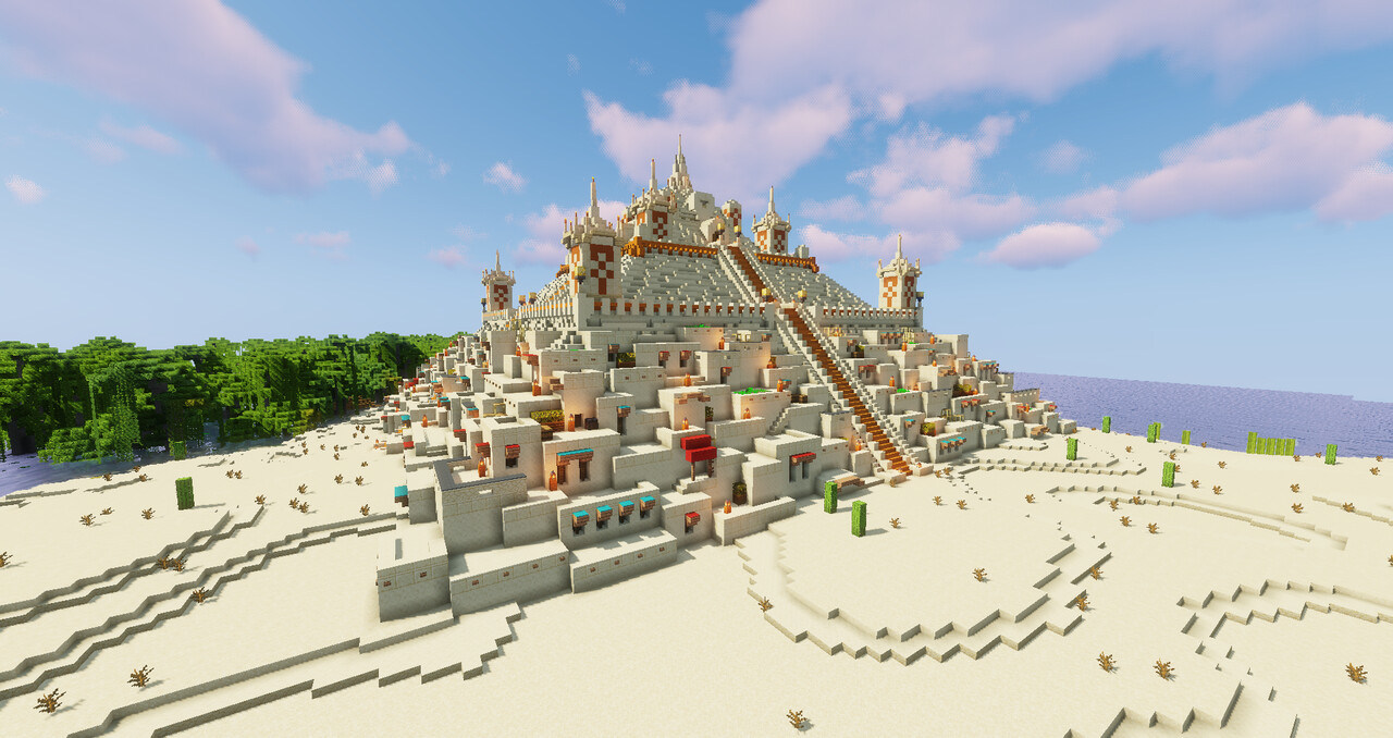Sand Temple Minecraft Map