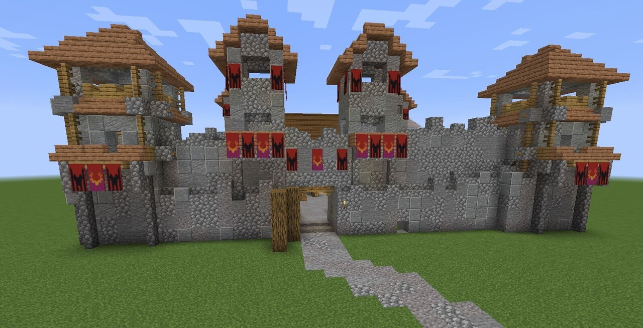 Coast Castle schematic Download! Minecraft Map