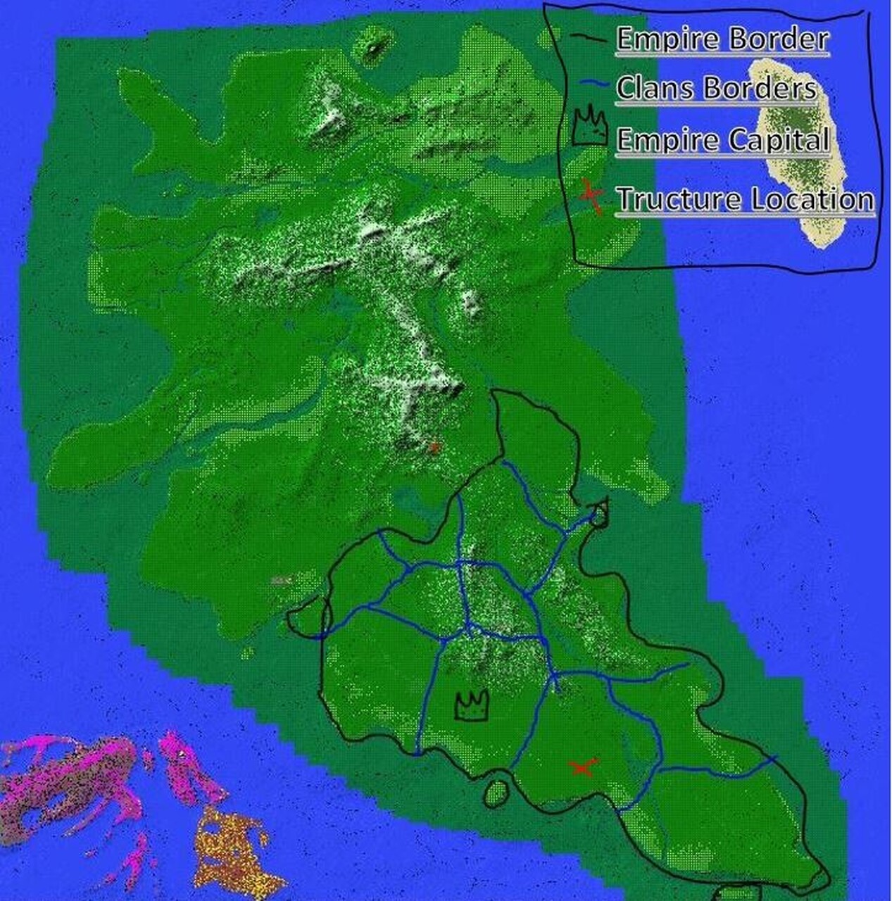 Coast Castle schematic Download! Minecraft Map
