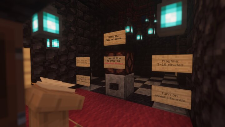 The Haunted House - Puzzles & Mazes Minecraft Map
