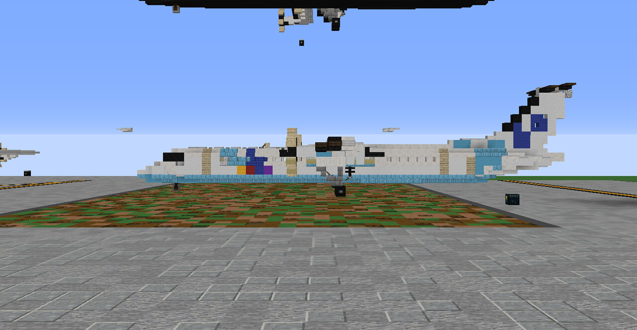Q400 Dash-8 Minecraft Map