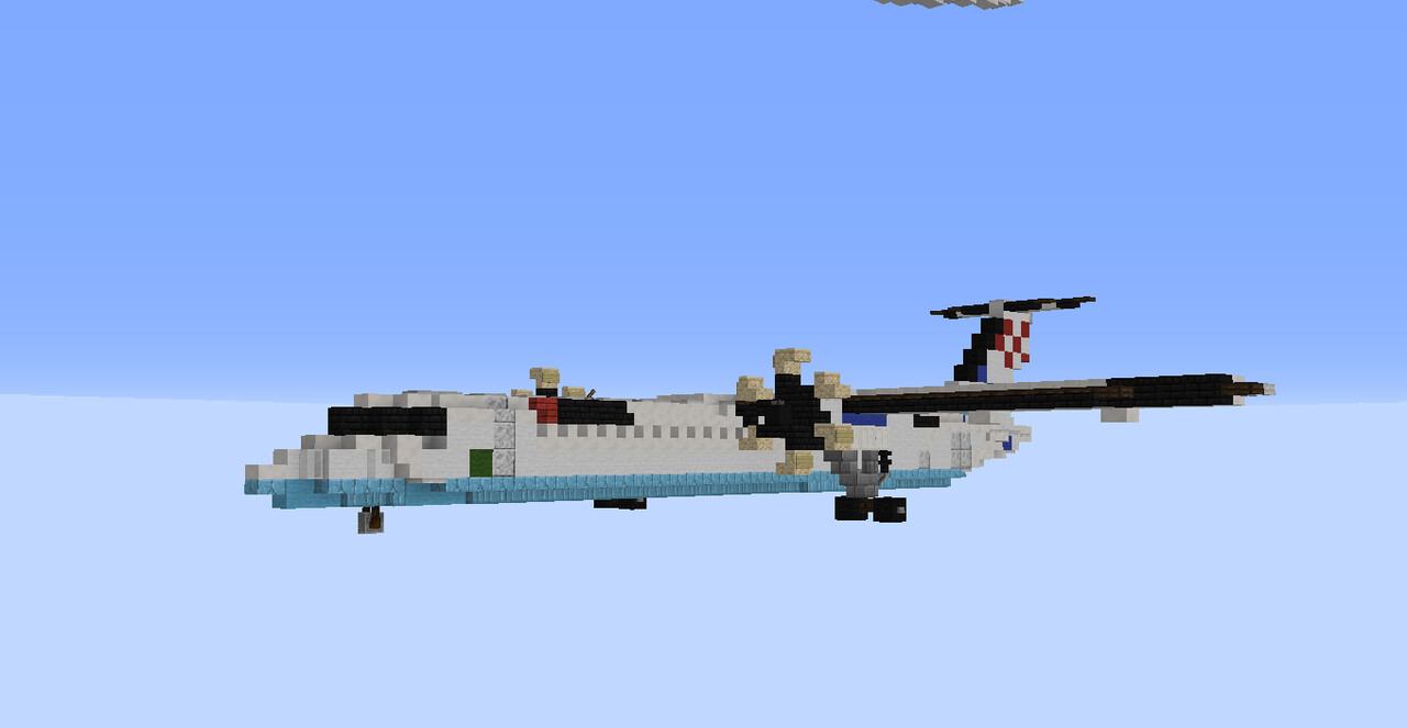 Q400 Dash-8 Minecraft Map
