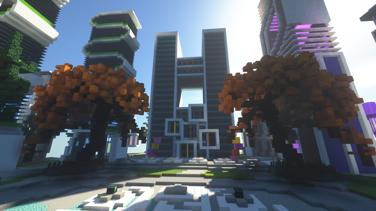 Modern Hub Lobby - Cherry Minecraft Map