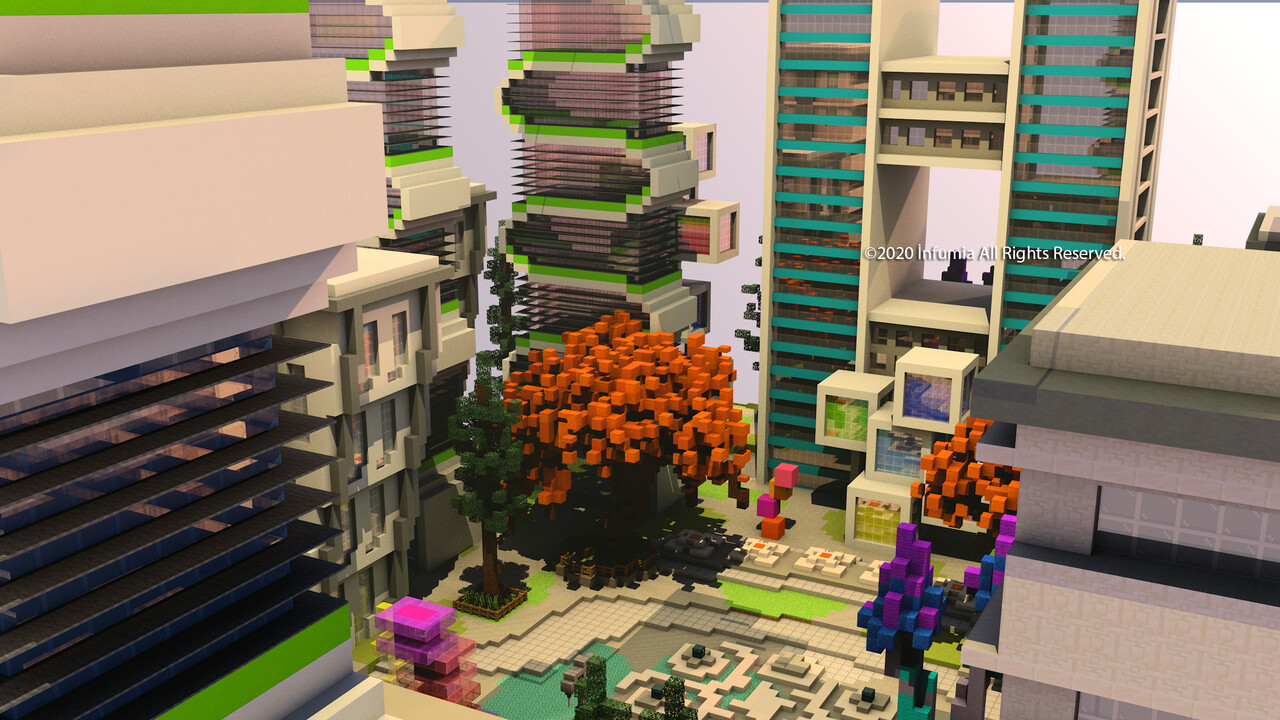 Modern Hub Lobby - Cherry Minecraft Map