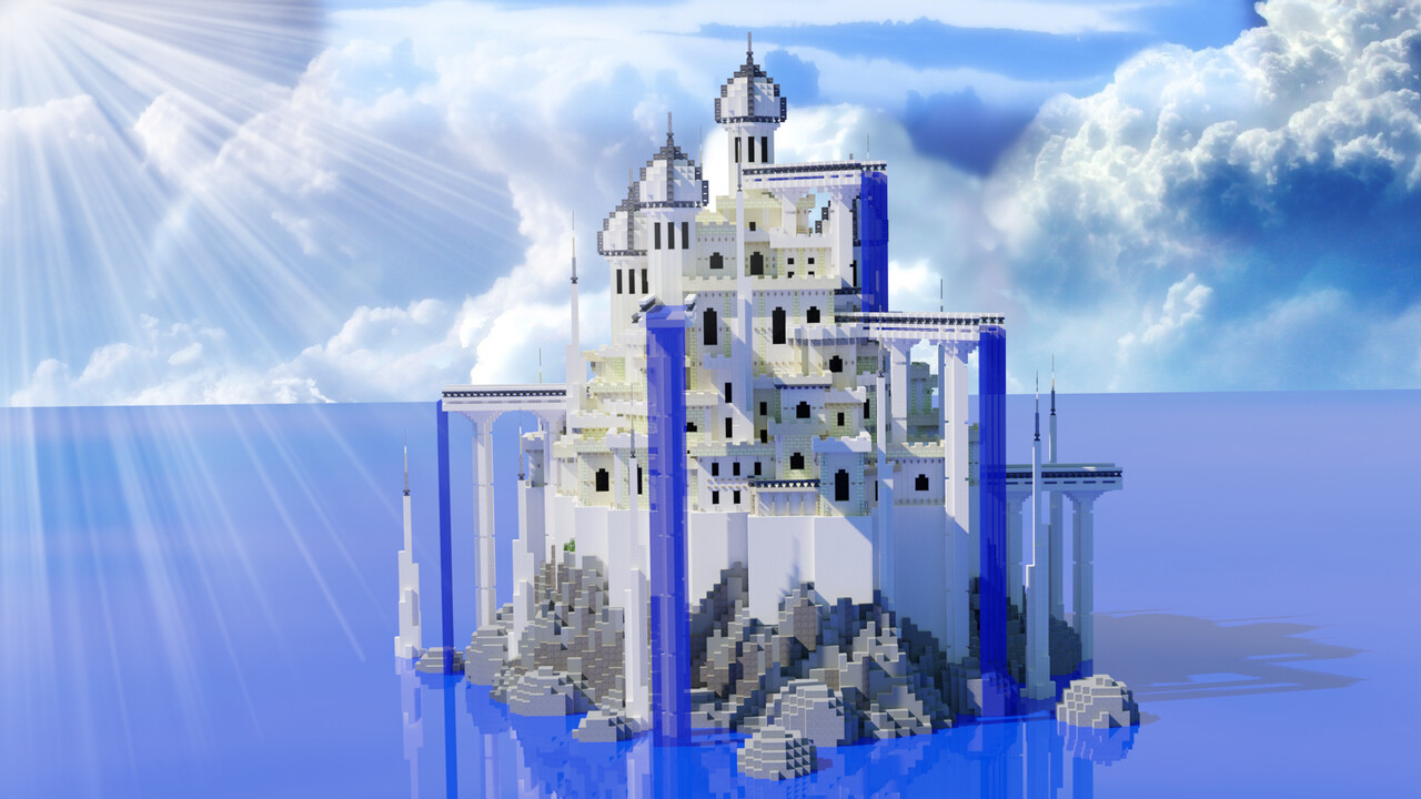 Fantasy Island Palace Minecraft Map