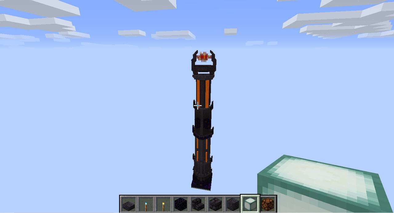 The Tower of Sauron (one chunk contest) Minecraft Map