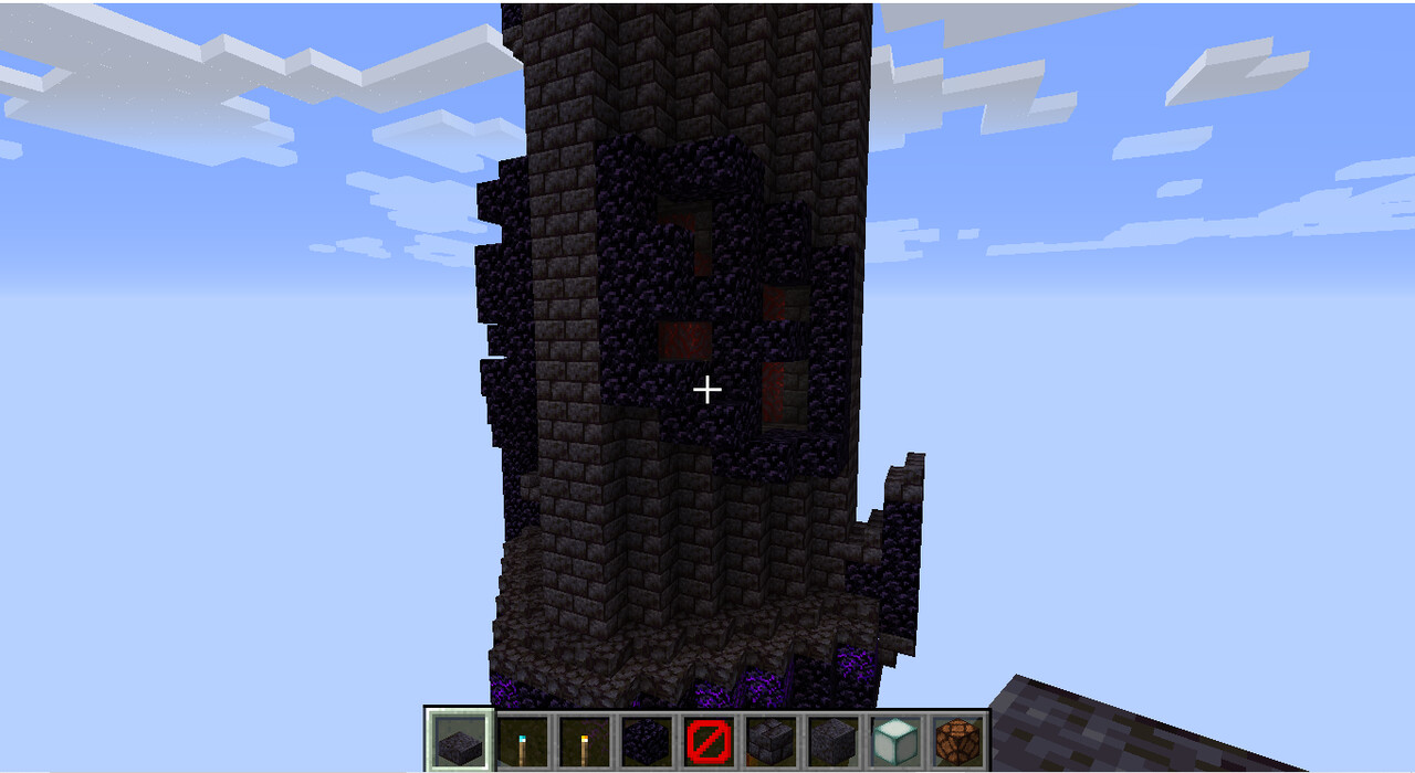 The Tower of Sauron (one chunk contest) Minecraft Map