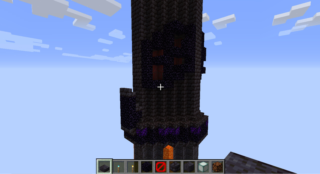 The Tower of Sauron (one chunk contest) Minecraft Map