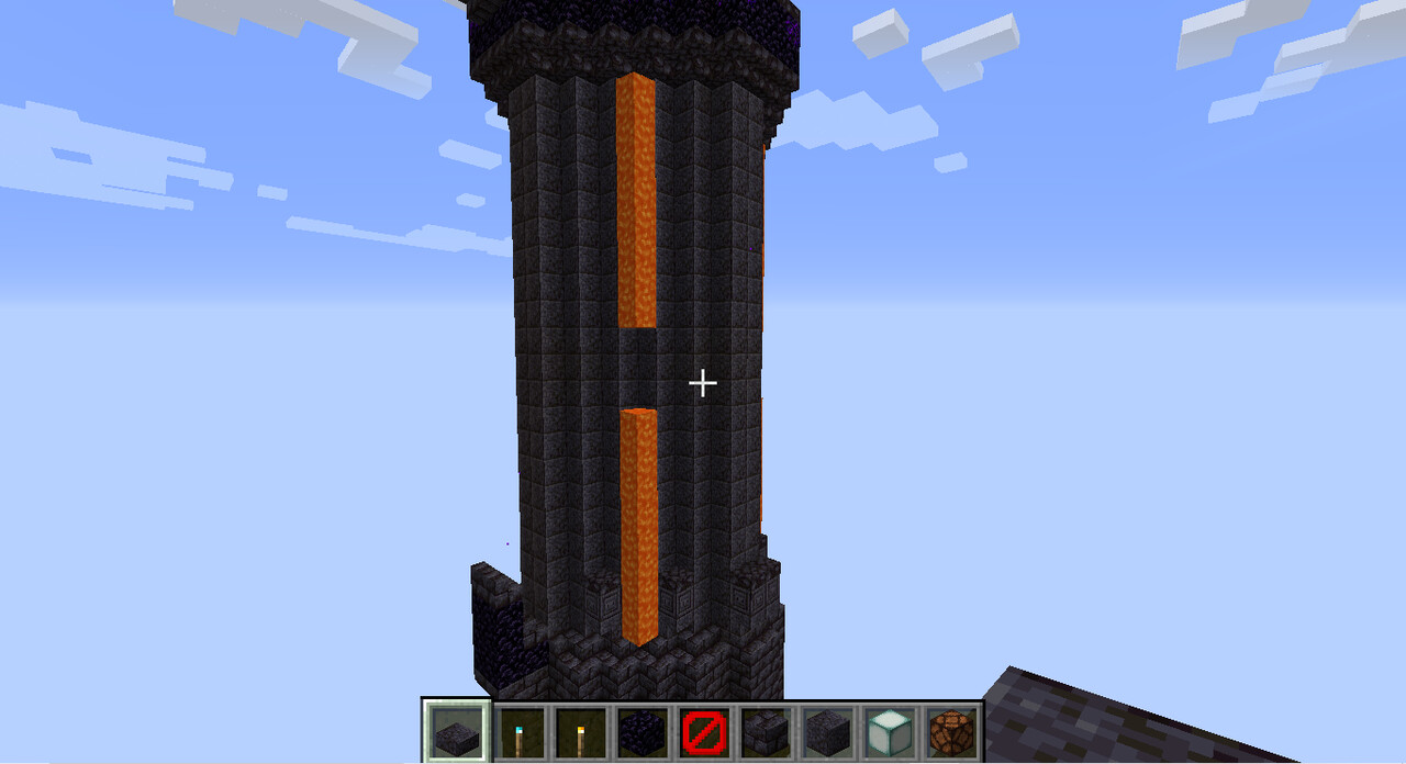 The Tower of Sauron (one chunk contest) Minecraft Map
