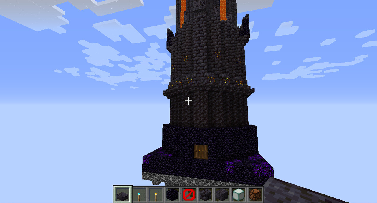 The Tower of Sauron (one chunk contest) Minecraft Map