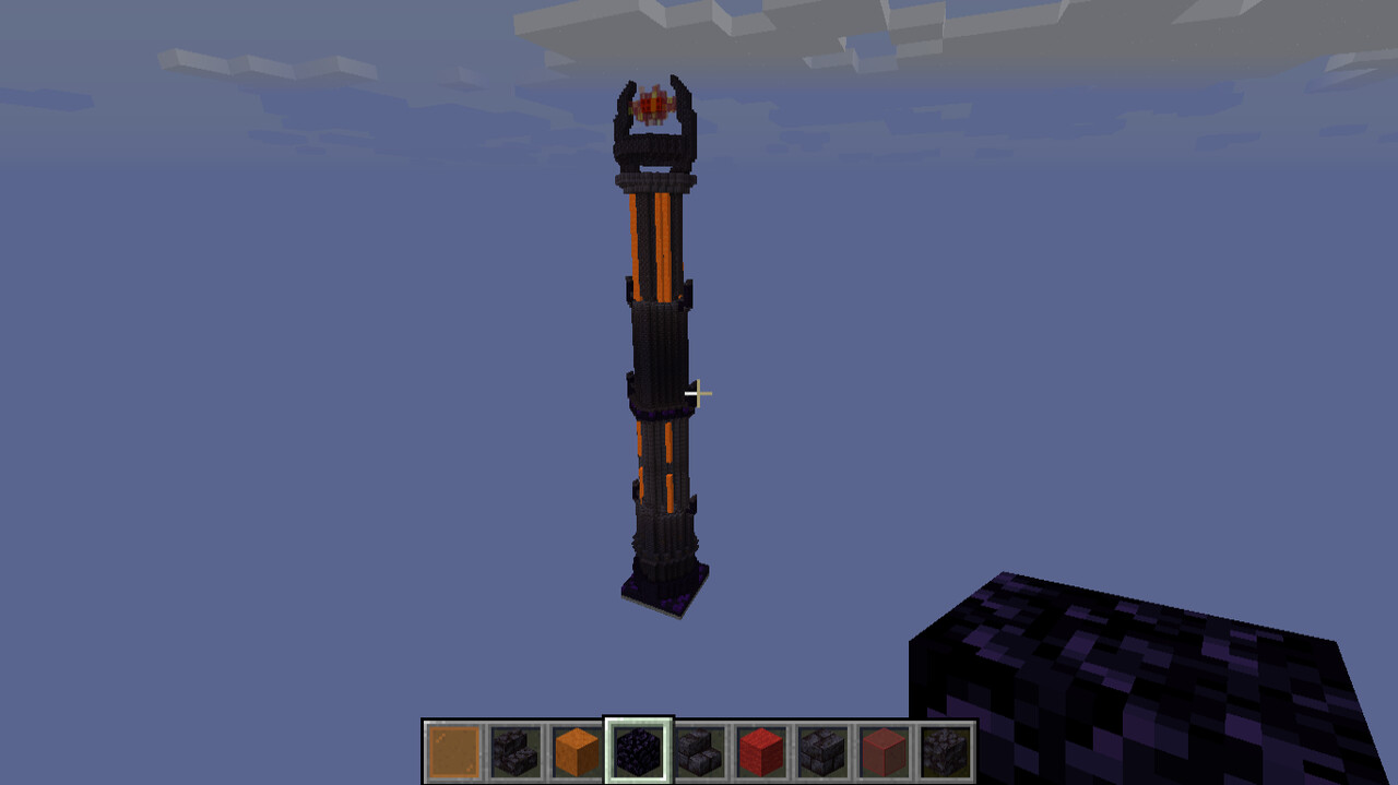 The Tower of Sauron (one chunk contest) Minecraft Map