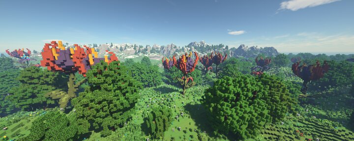 Paralon Continents #3 & #4 - Cynera & Okosha [22K x 20K] Minecraft Map