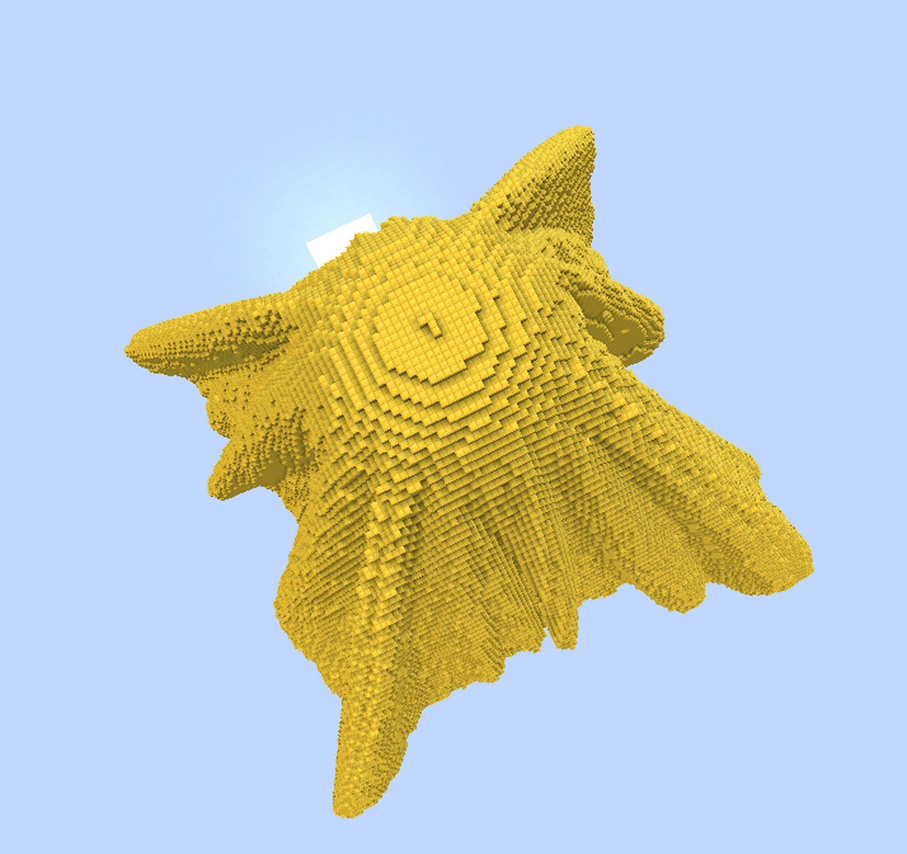 Cloth rendering Minecraft Map