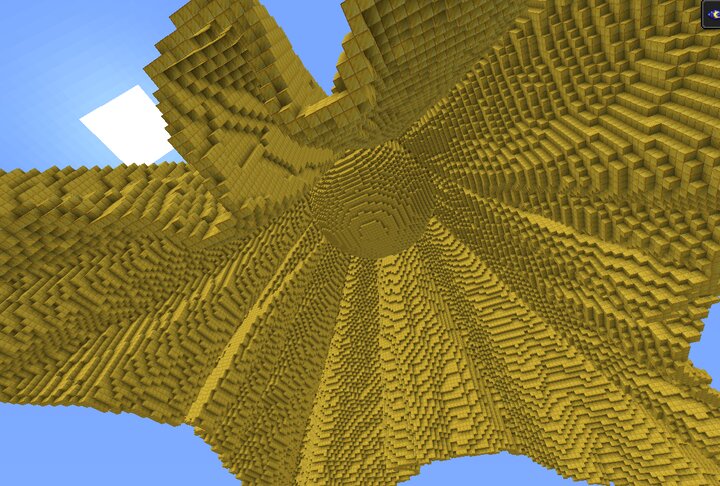 Cloth rendering Minecraft Map