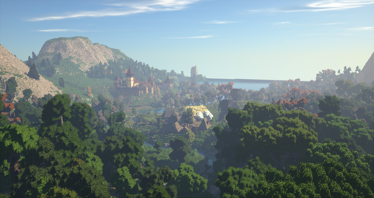 Fortified Medieval Town [Conquest Reforged] Minecraft Map