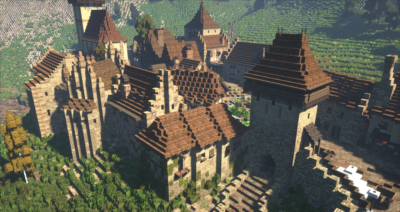 Fortified Medieval Town [Conquest Reforged] Minecraft Map