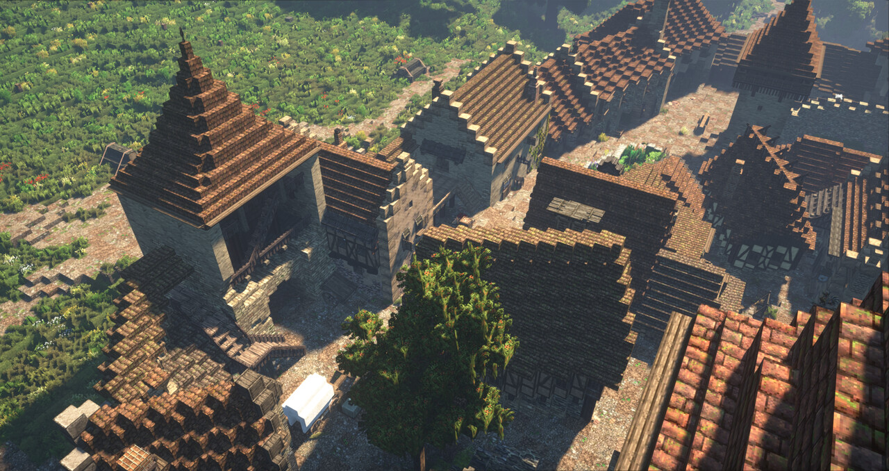 Fortified Medieval Town [Conquest Reforged] Minecraft Map