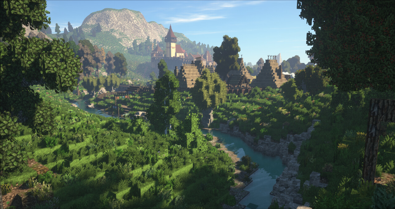 Fortified Medieval Town [Conquest Reforged] Minecraft Map