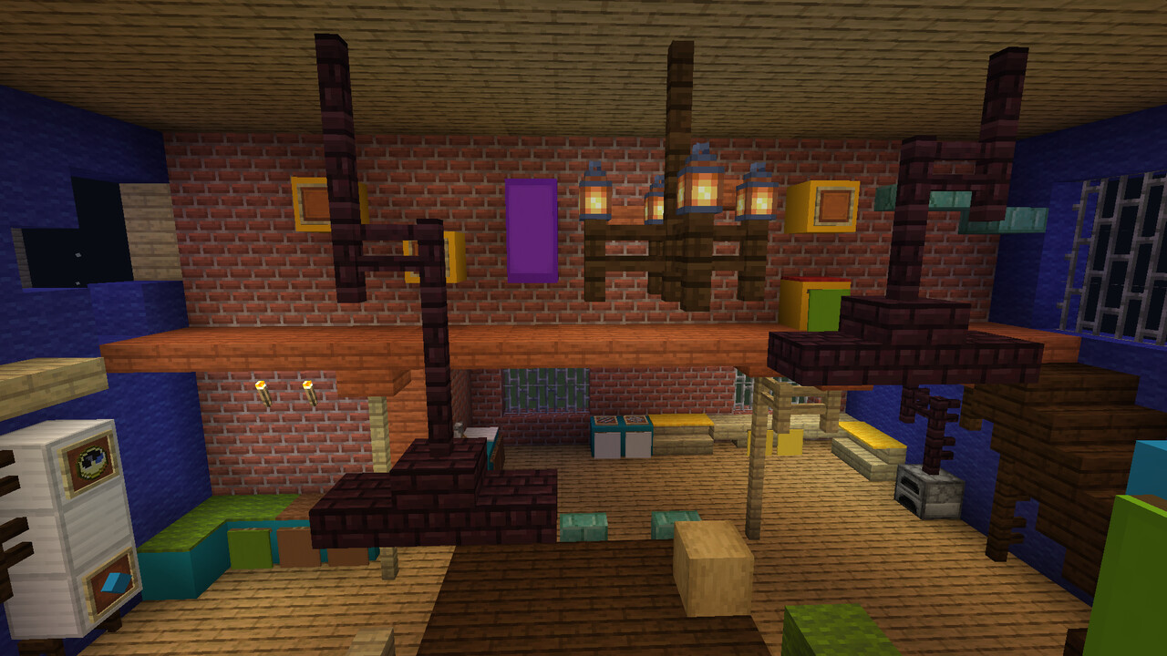 Secret Neighbor New Map!!! FUN. Minecraft Map