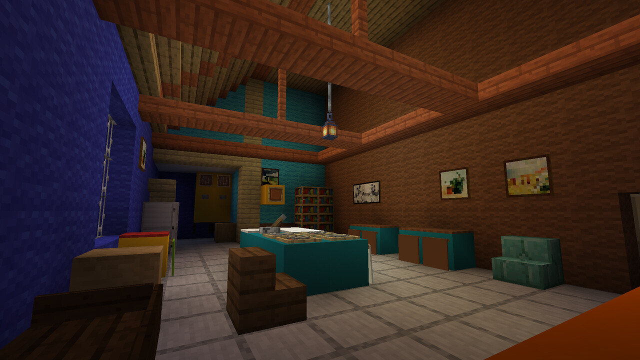 Secret Neighbor New Map!!! FUN. Minecraft Map