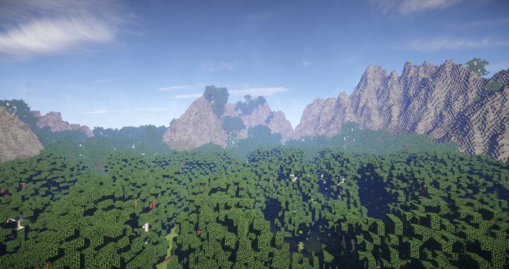Big Forest / Desert RPG Map - 1500x1500 Minecraft Map