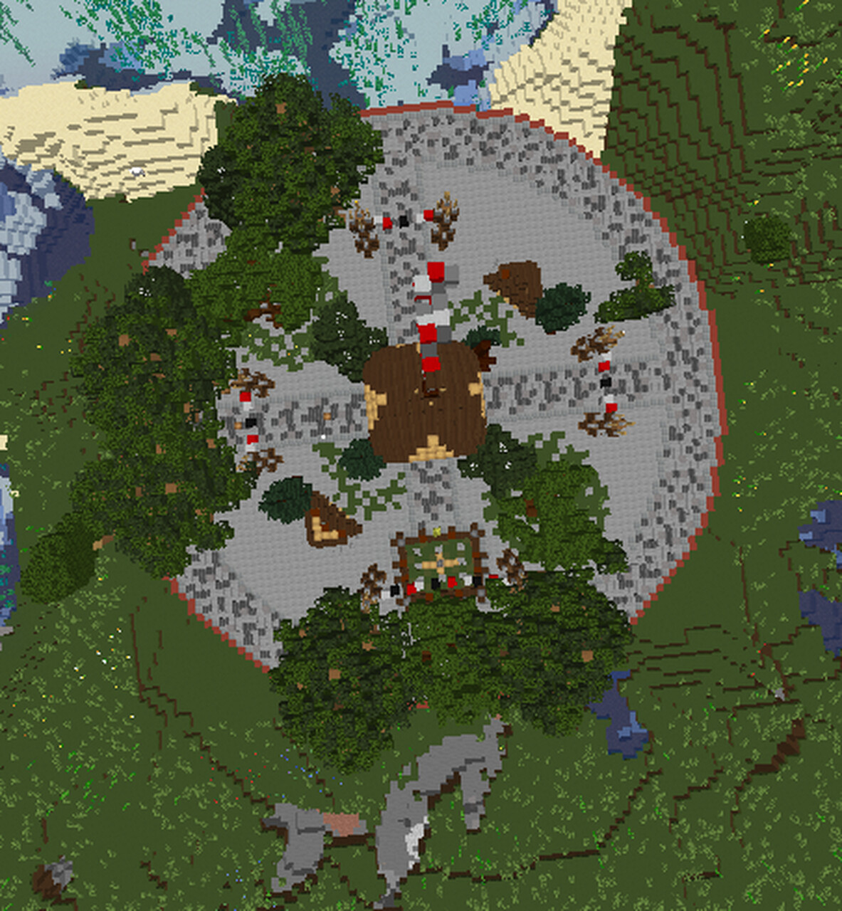 Factions Spawn (Dark) {Schematic} And {Map} Minecraft Map