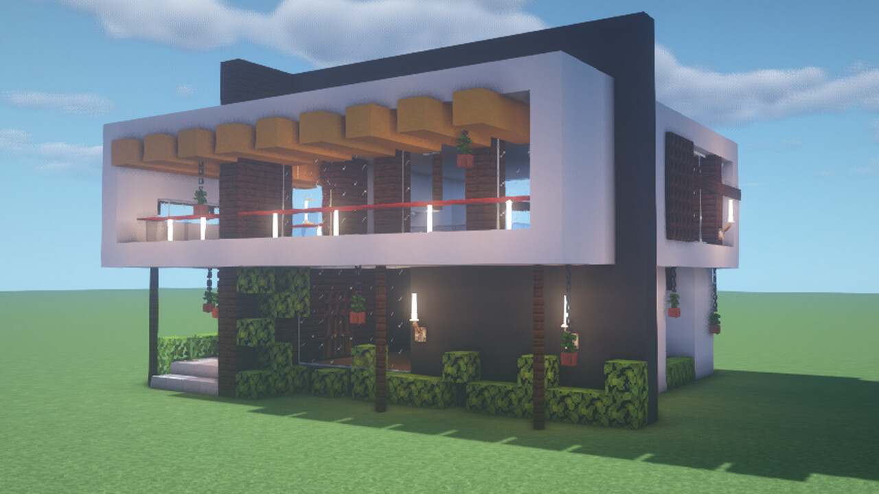 Simple modern house Minecraft Map