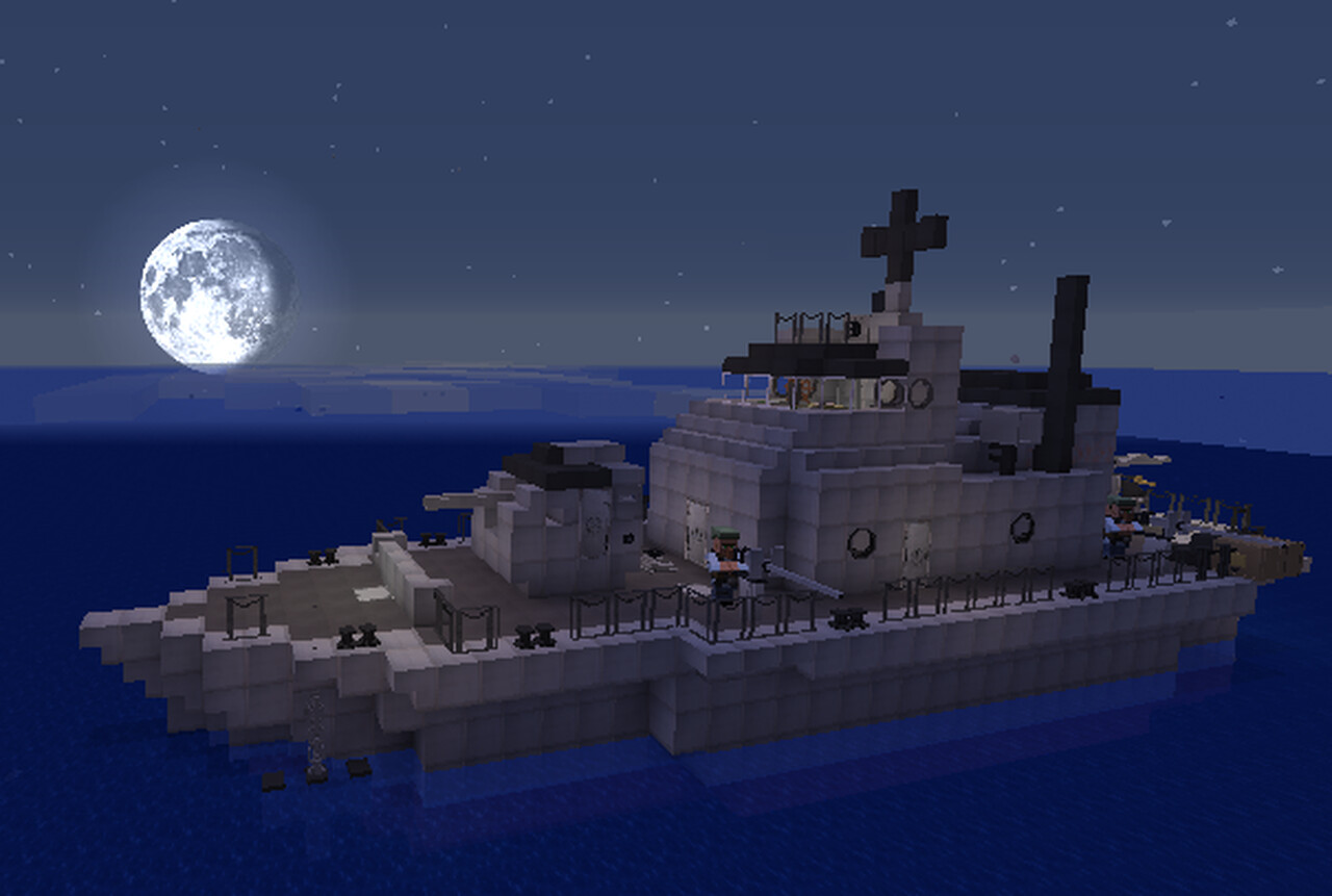 USS Asheville PGM-84 (Movecraft/Navycraft) Gunship Minecraft Map
