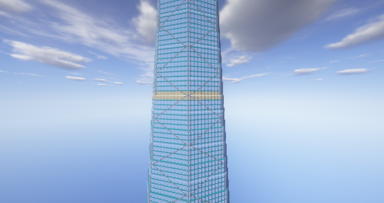 M Tower (Megatall Skyscraper) Shanghai, China Minecraft Map