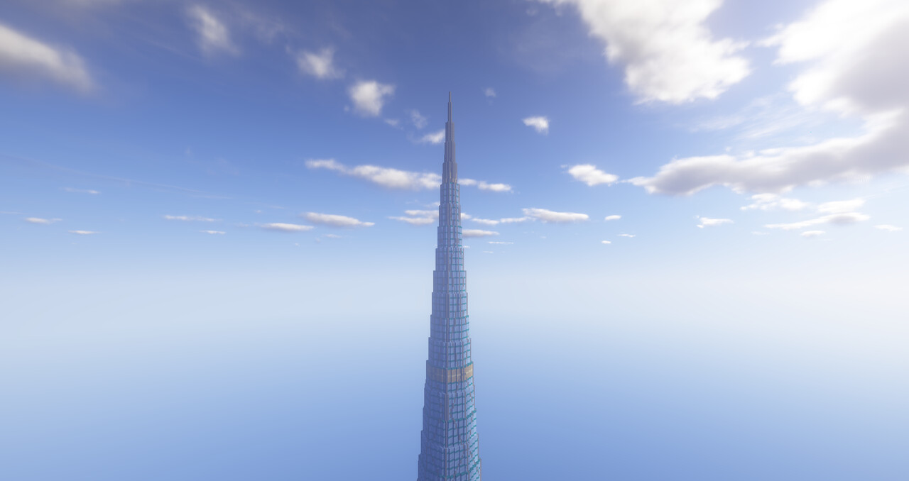 M Tower (Megatall Skyscraper) Shanghai, China Minecraft Map