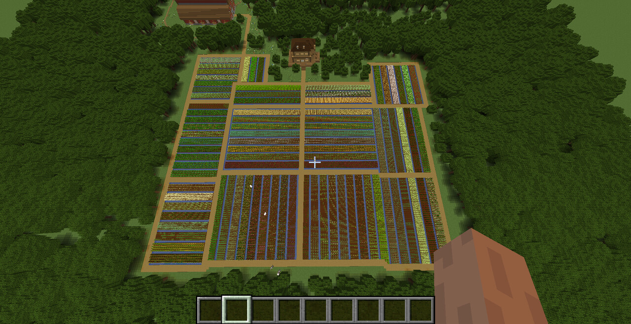 Farm (modded) Minecraft Map