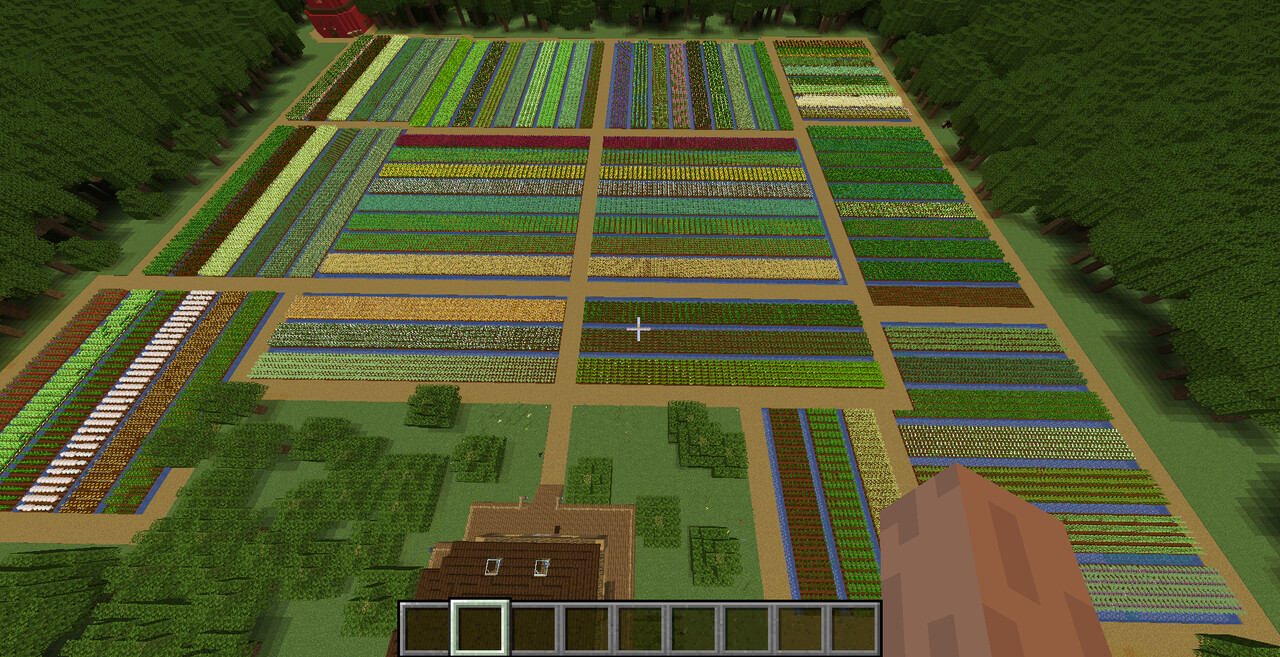 Farm (modded) Minecraft Map