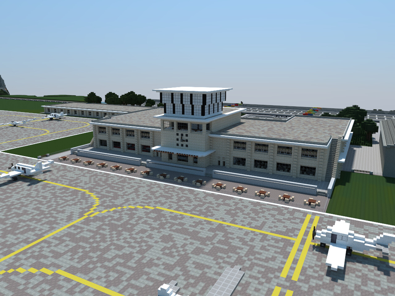 Zetafield Aerodrome | Mineopolis and the Countryside Minecraft Map