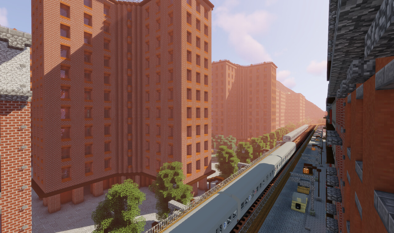 IR - Urban American Railroad - New update April 2021. Minecraft Map