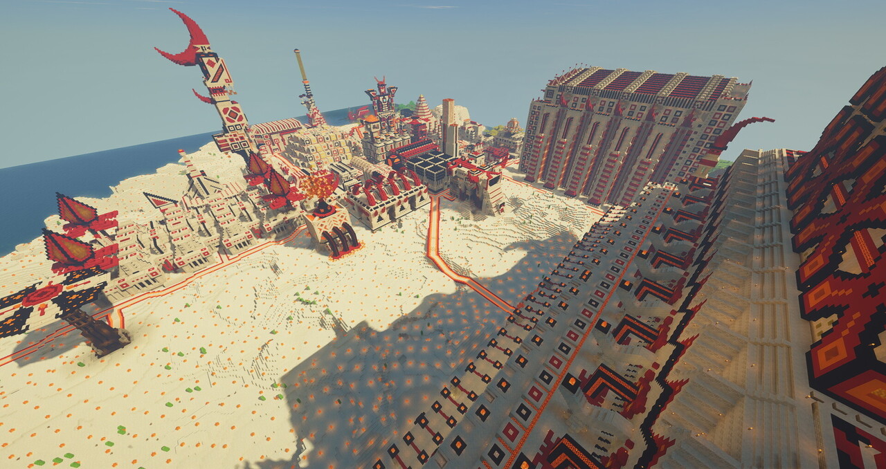 The Burning Desert Minecraft Map