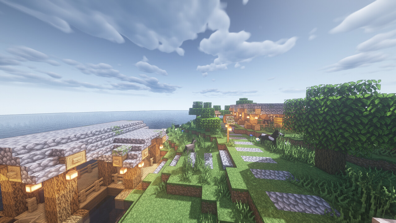 Island Survival Base Minecraft Map