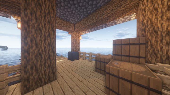 Island Survival Base Minecraft Map