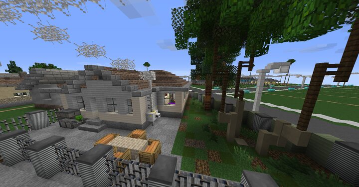 A low income bungalow, one out the masses. Minecraft Map