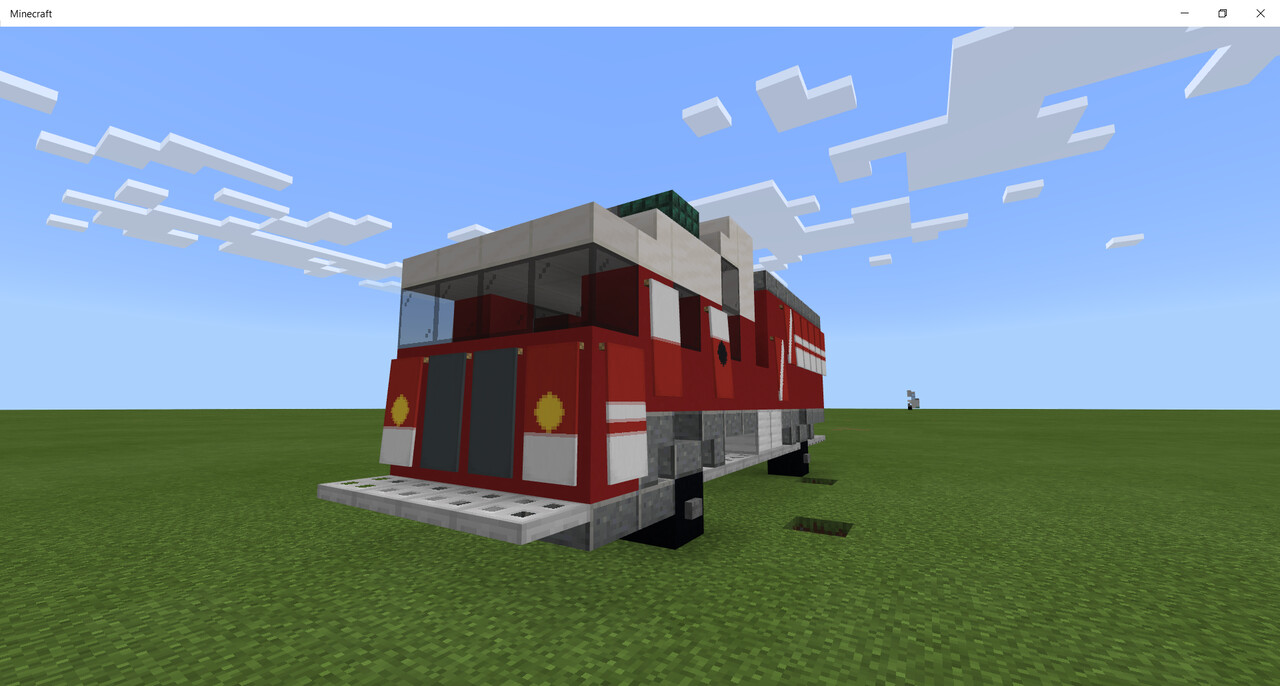 Usa Firetruck Original By Famousbear Minecraft Map