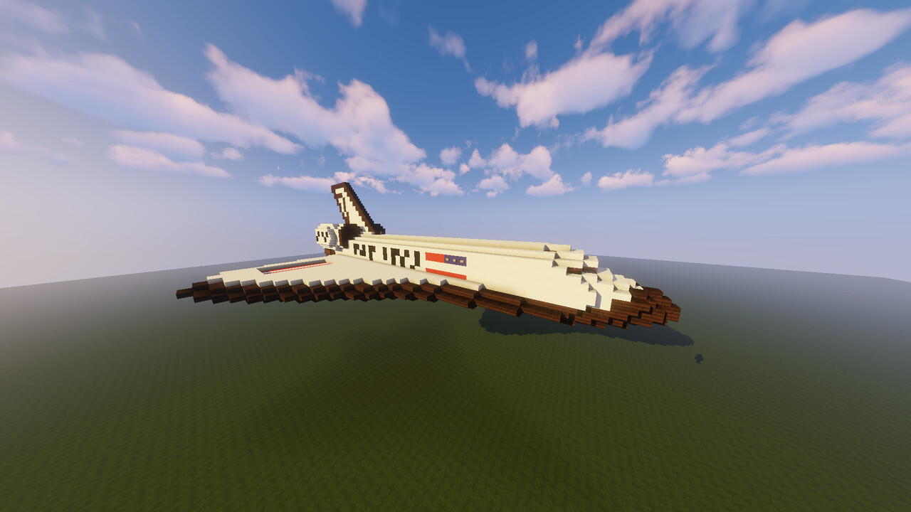 NASA | Space Shuttle [DOWNLOAD + SCHEMATIC] Minecraft Map