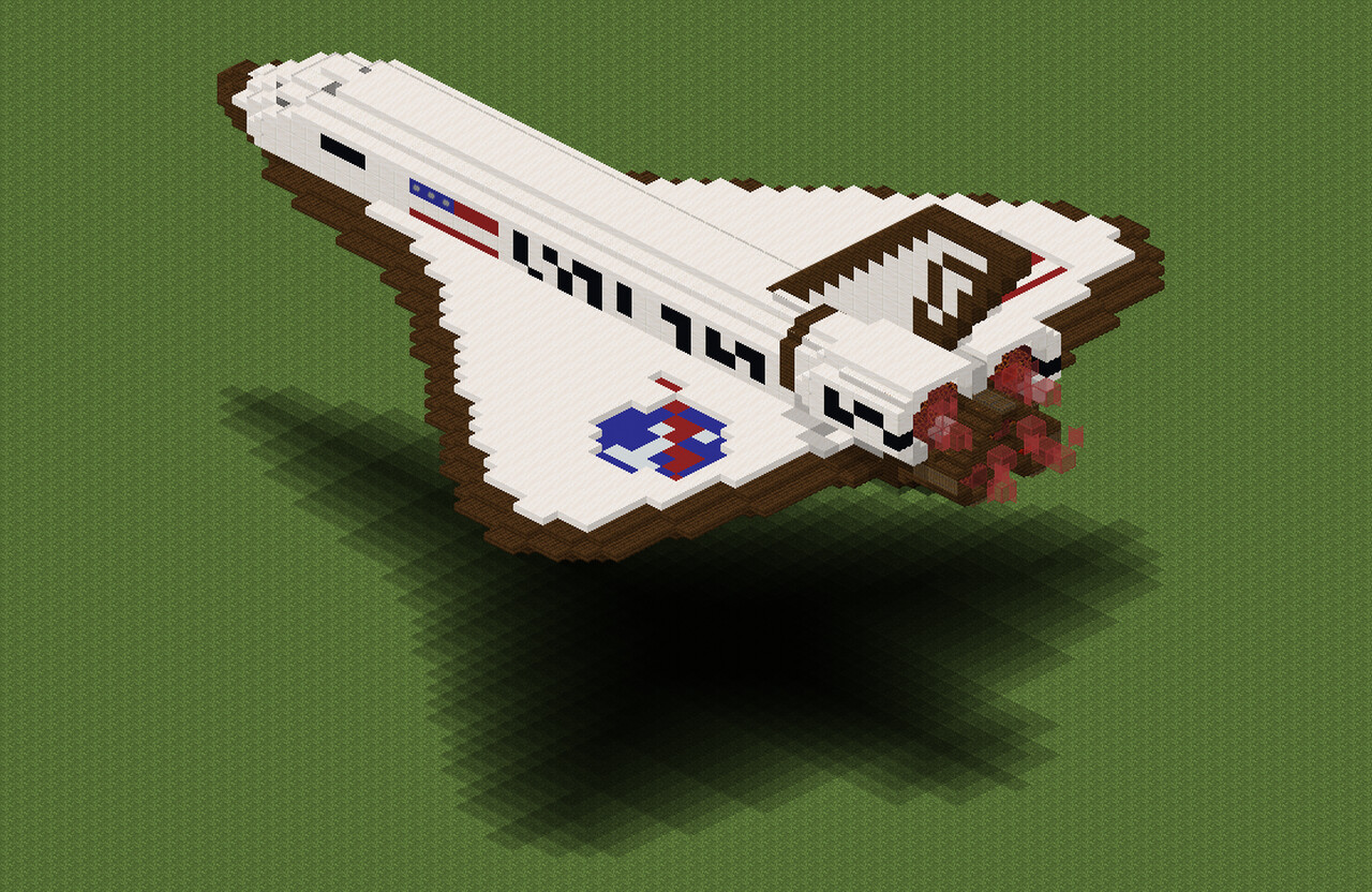 NASA | Space Shuttle [DOWNLOAD + SCHEMATIC] Minecraft Map