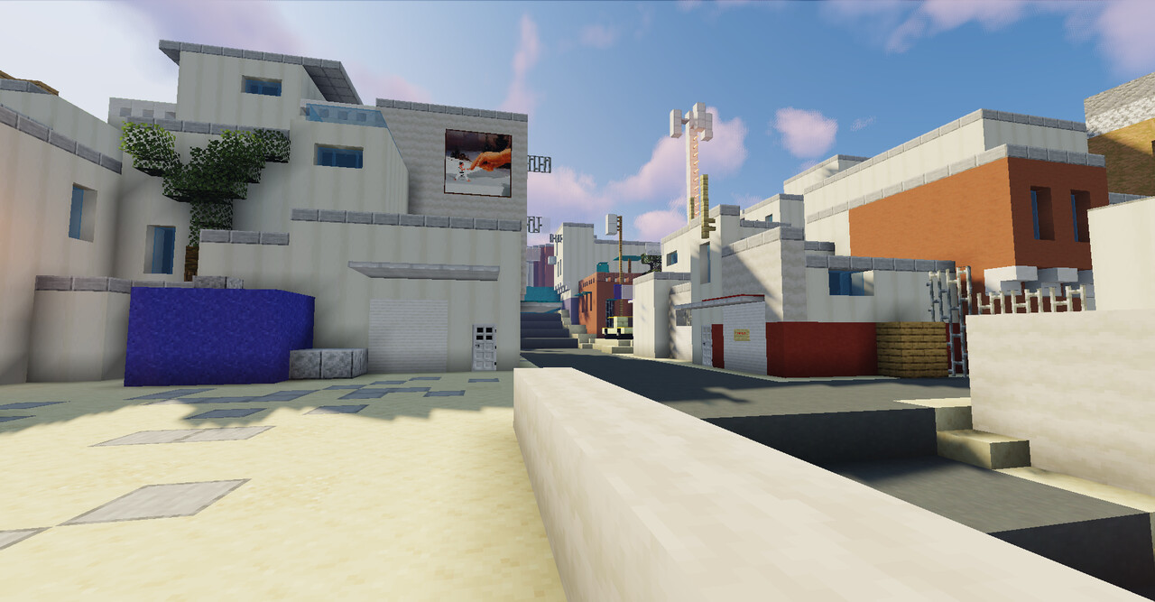 Dust II [Updated] Minecraft Map