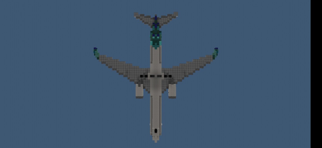 Garuda Indonesia Boeing 737-800 1.5:1 scale Minecraft Map